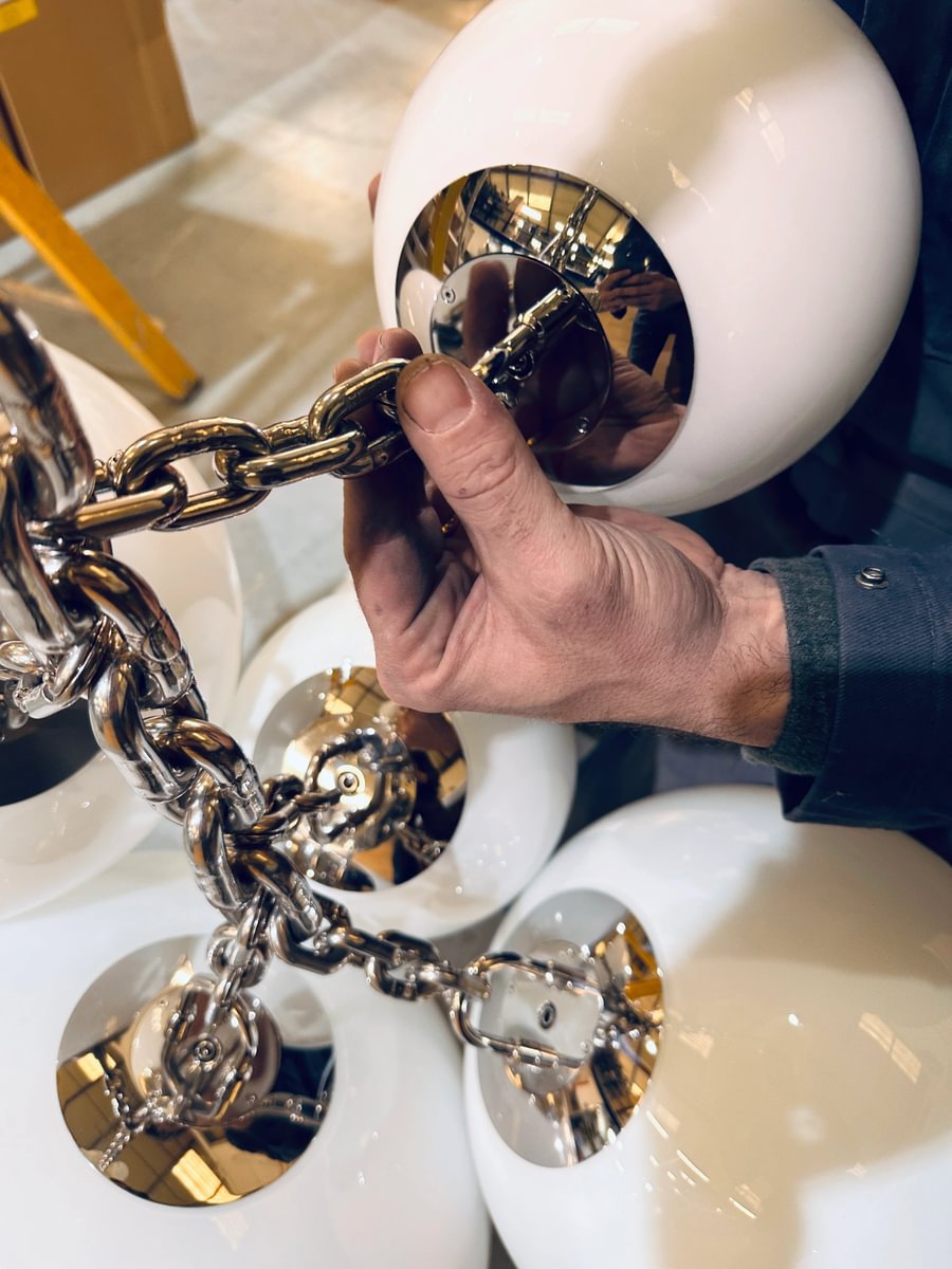 Kuulas 110 | Sculptural Glass Chandelier | Statement Lighting - Cameron ...