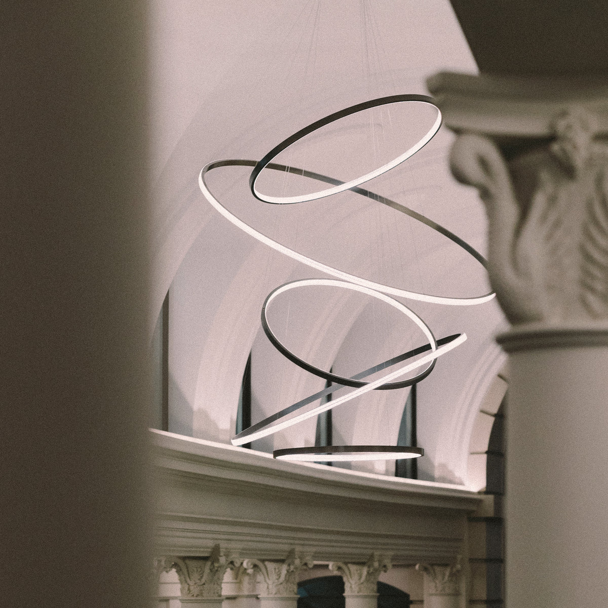 Lohja Five Contemporary Chandelier | Statement Lighting - Cameron ...