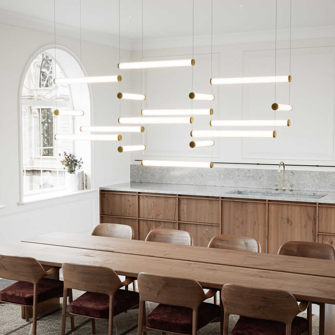 Lohja Four | Sculptural Chandelier | Modern Designer Lighting - Cameron ...
